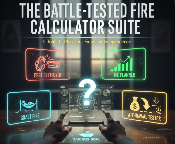 Free FIRE Calculators: Coast FIRE, Debt Destroyer & SWR Tools