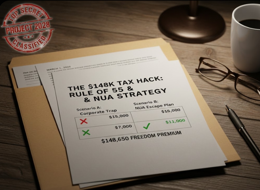 Rule of 55 & NUA 401k Secrets: How I Saved $148k in Taxes